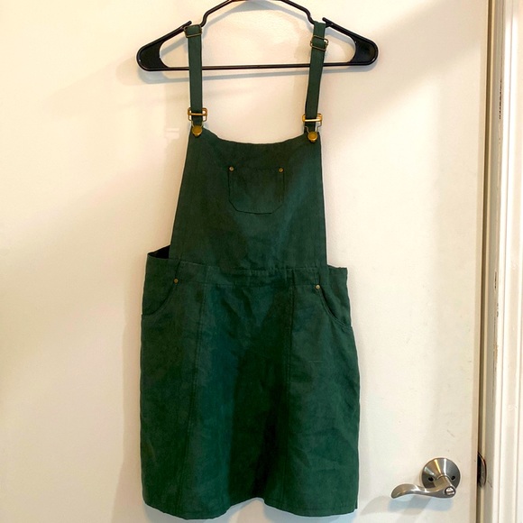 Dresses | Soft Green Overall Dress | Poshmark